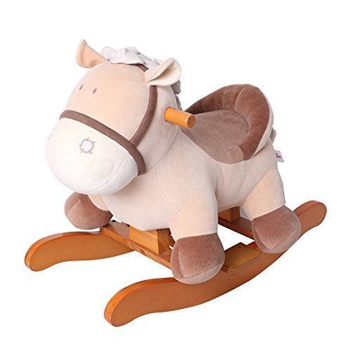 labebe - Baby Rocking Horse Plush, Kid Ride on Toys for 1-3 Year Old ...