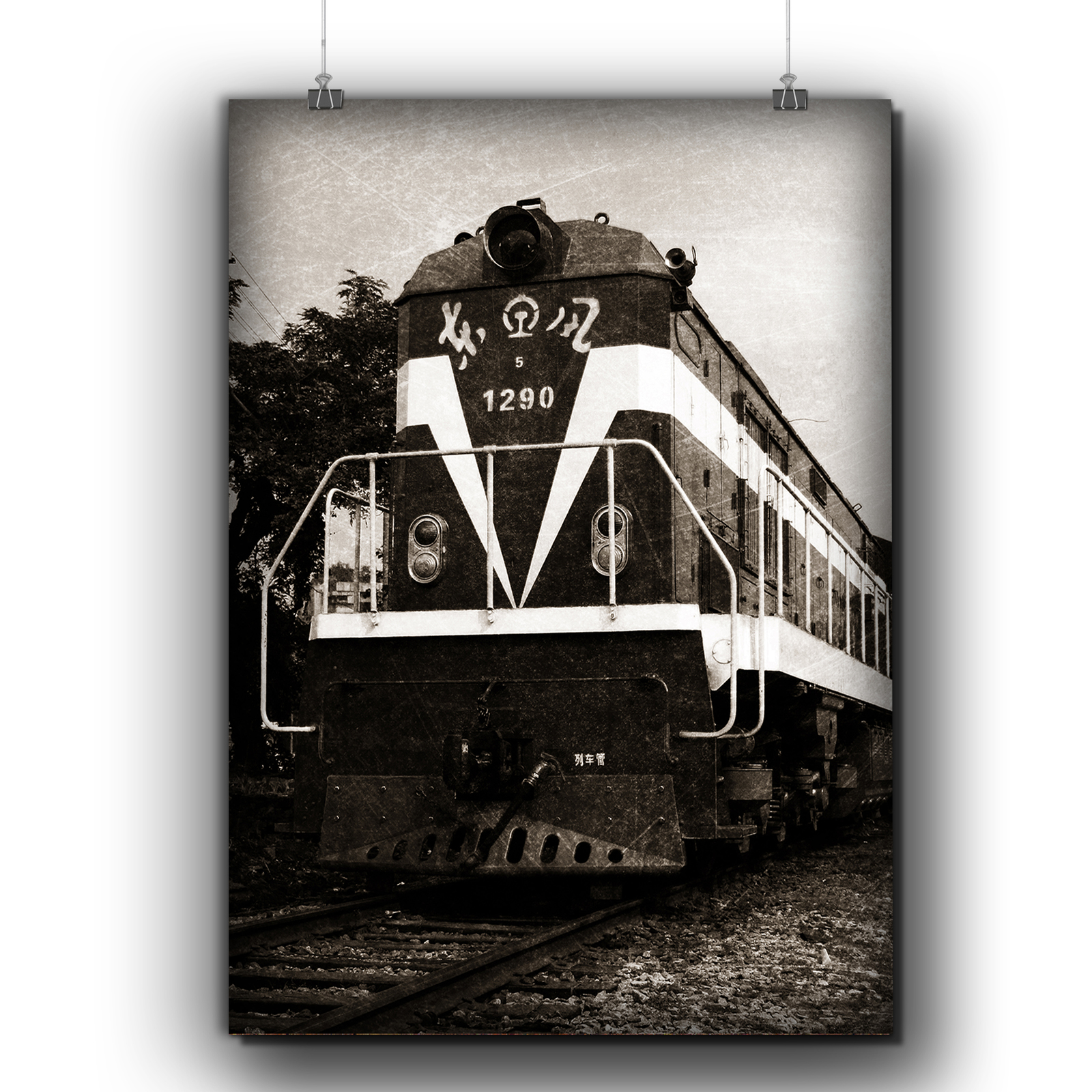 Train Hipster Old Vintage Old Railway Matte/Glossy Poster A0 A1 A2 A3 ...