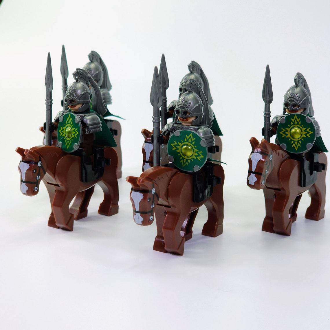 10pcs Rohirrim Warriors The Riders of Rohan The Lord of the Rings ...