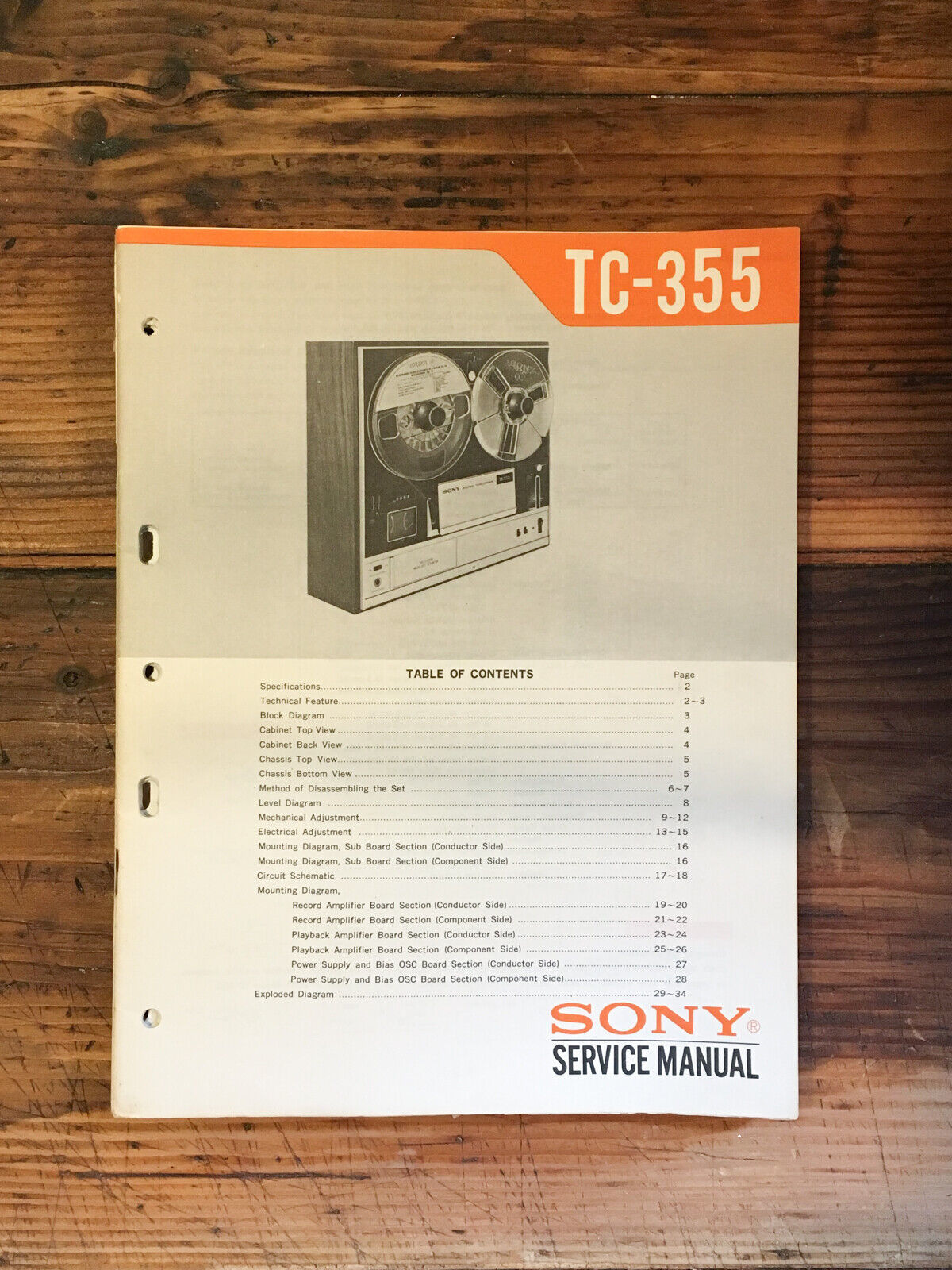 Used Sony TC-355 Tape recorders for Sale | HifiShark.com