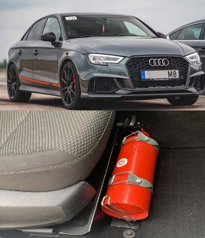 Fire Extinguisher Bracket For Audi A3 S3 Rs3 8v Other Interior Parts
