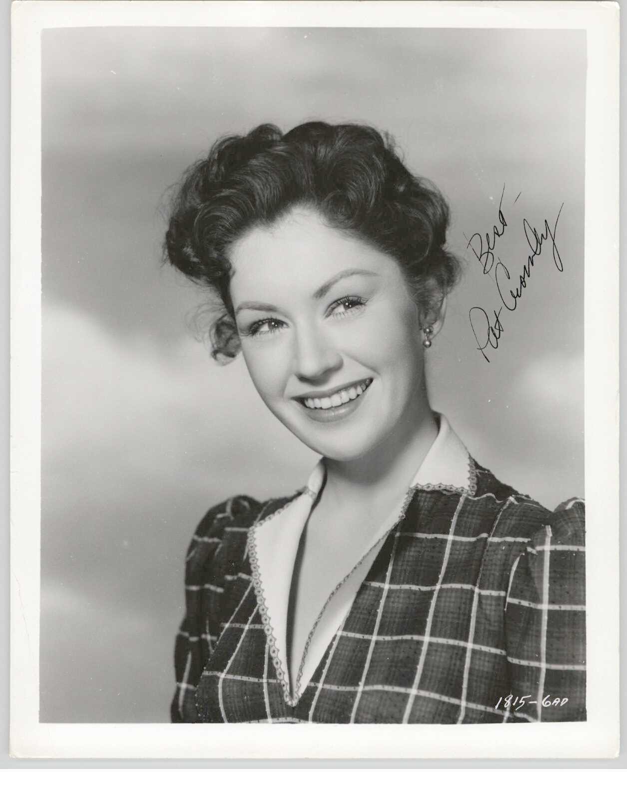 Pat Crowley Signed Autographed Vintage Glossy 8x10 Photo - Photographs