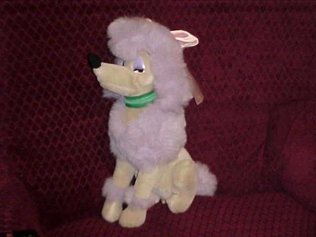 14" Georgette Poodle Plush Toy From Oliver & Company Walt Disney World ...