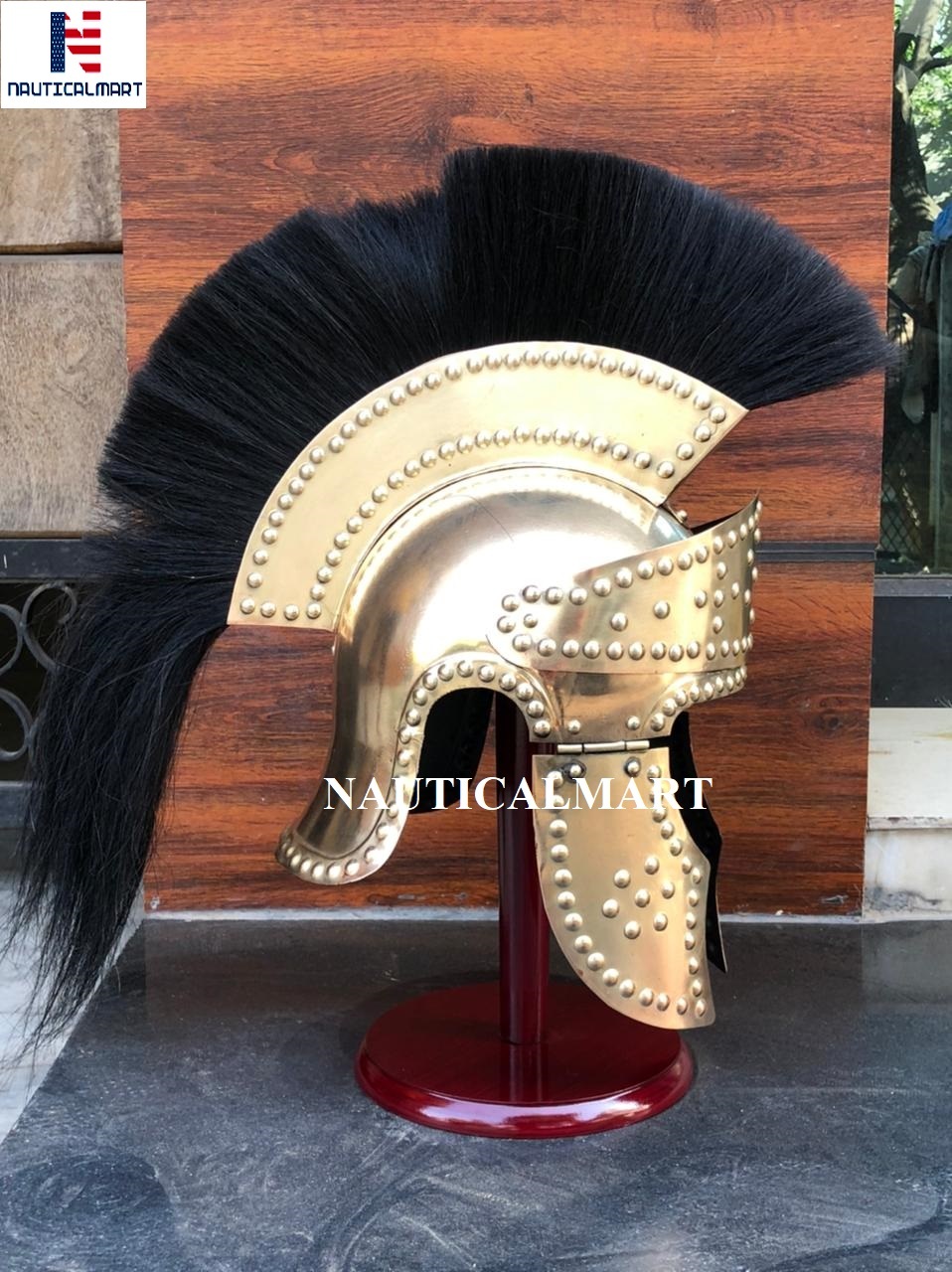 NauticalMart Roman Emperors Praetorian Guard Brass Roman Helmet with ...