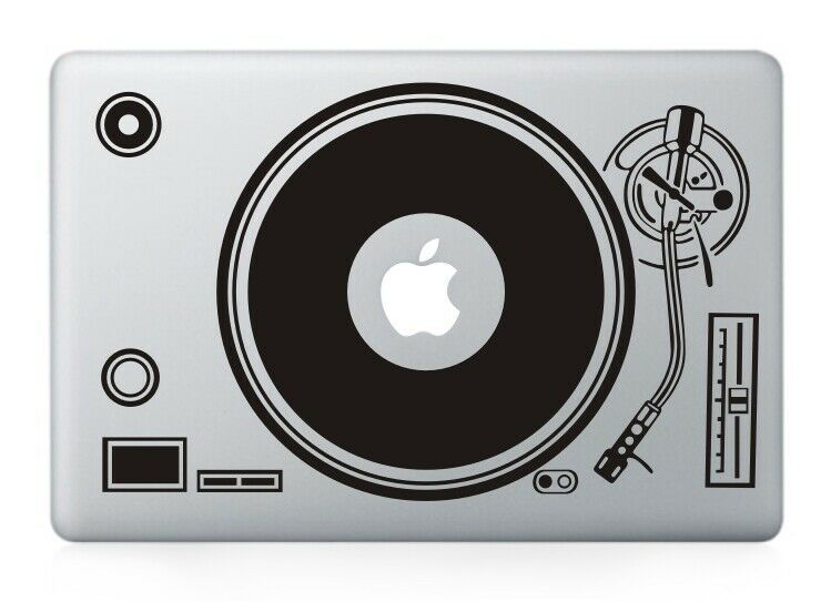 Cool DJ Turntable Sticker Viny Decal Skin for Macbook Air/Pro/Retina 13 ...