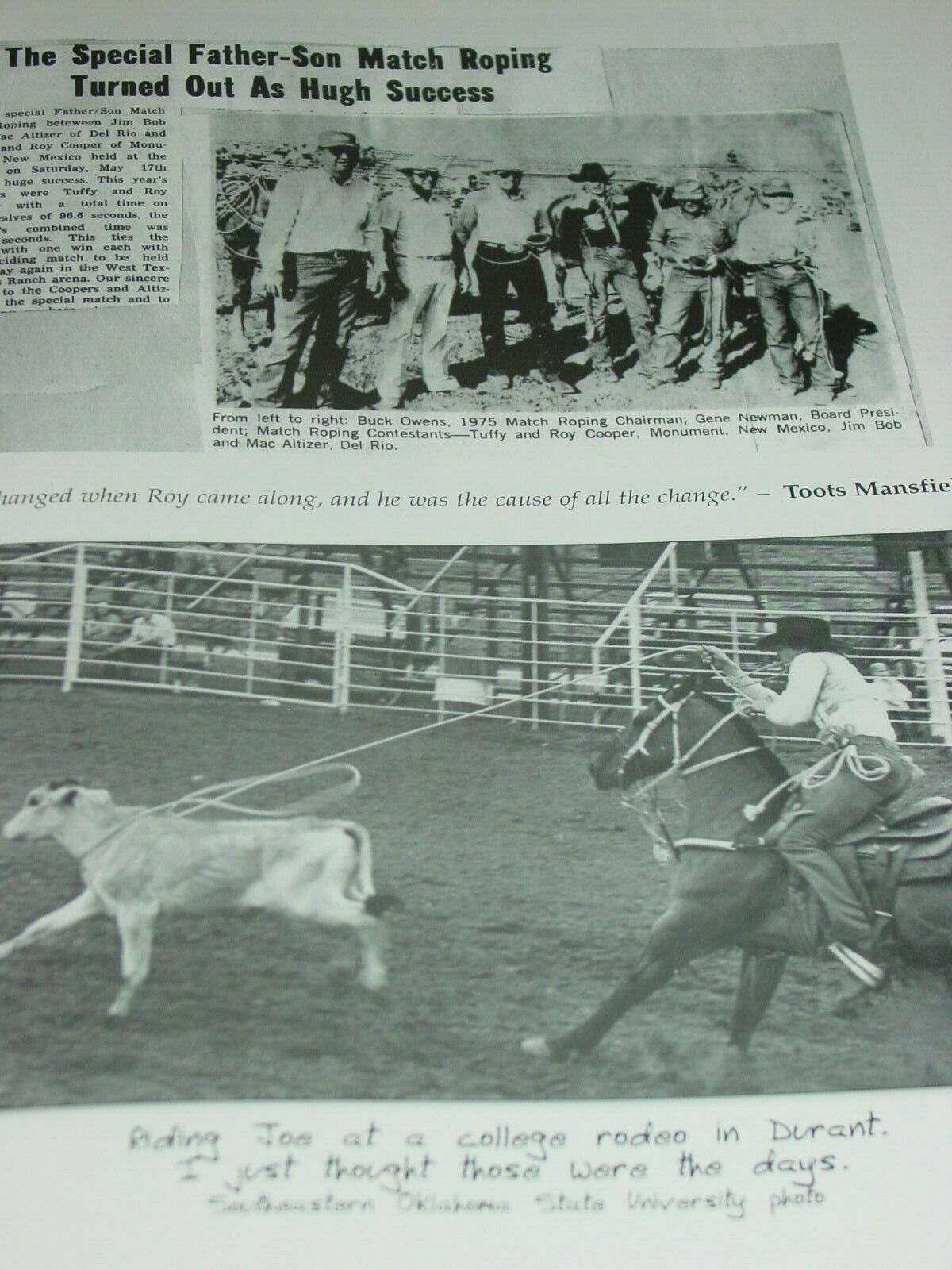 Fast Times: Super Looper Roy Cooper, World’s Greatest Roper ...