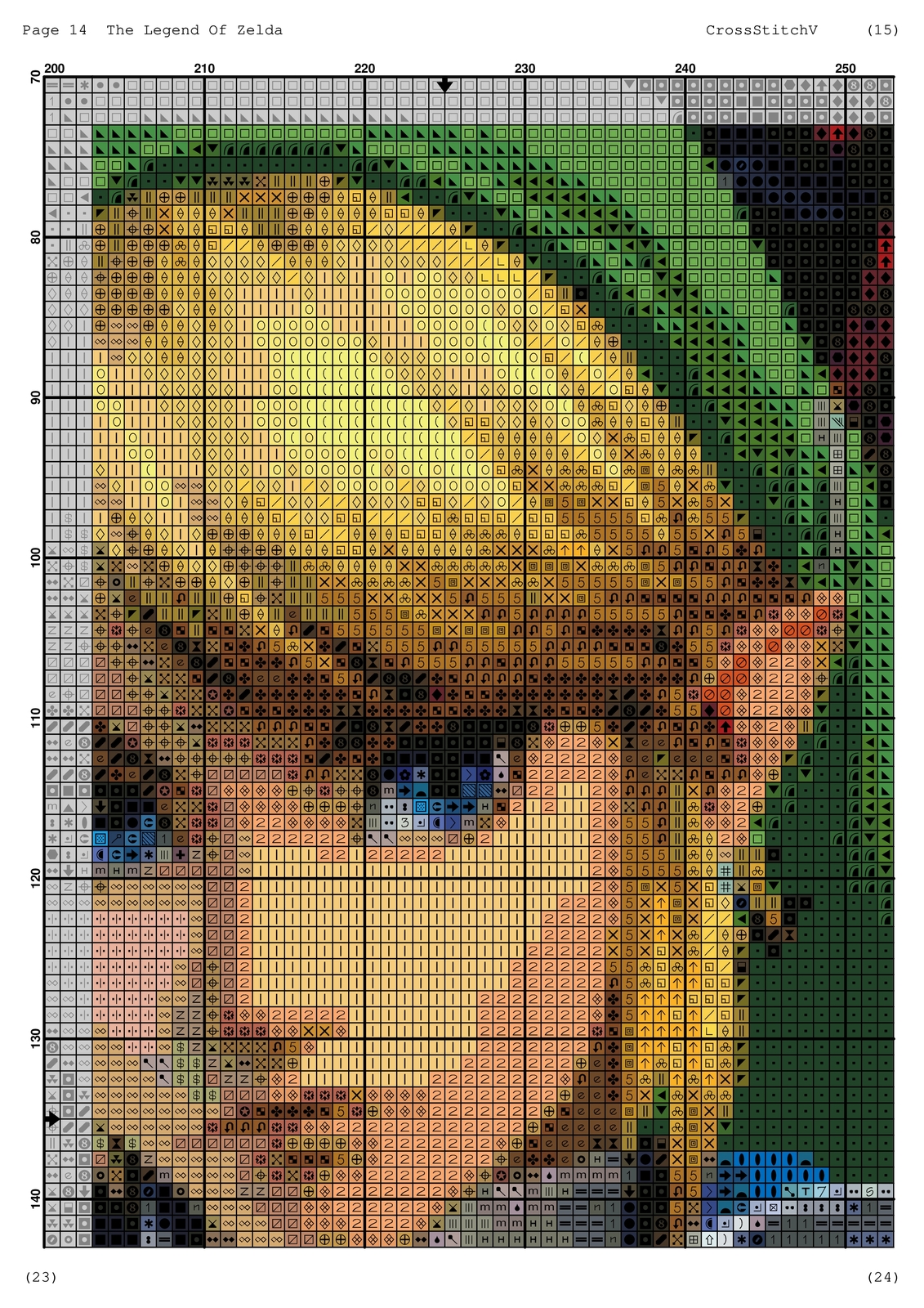 Princess Zelda Cross Stitch Pattern / Legend Of Zelda PDF Cross Stitch ...