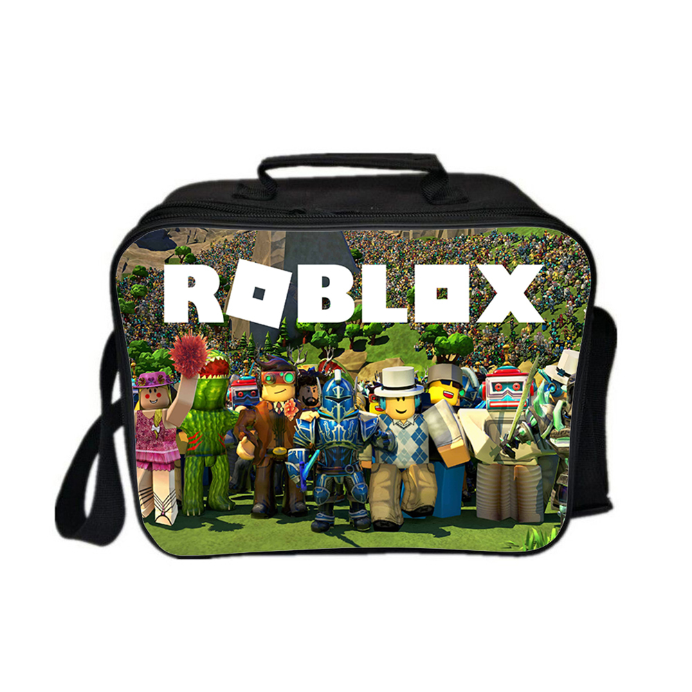 WM Roblox Lunch Box Lunch Bag Kid Adult Fashion Type Forest ...