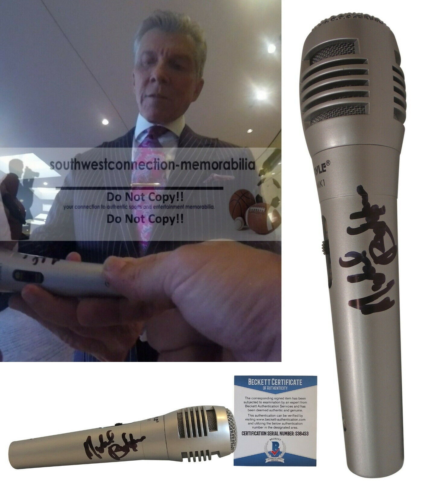 Michael Buffer Autographed Signed Microphone Boxing Announcer Mic Proof ...