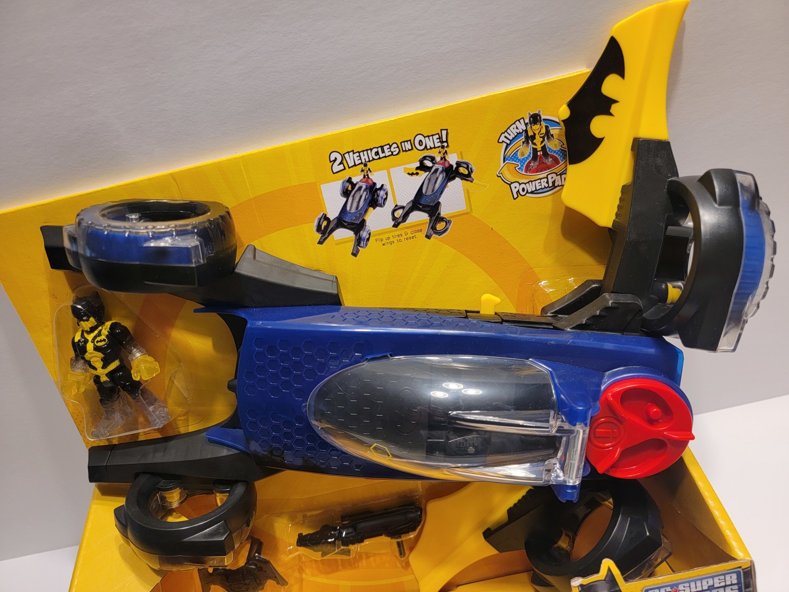 New Imaginext Transforming Batmobile Vehicle Action Figure Kids Play ...