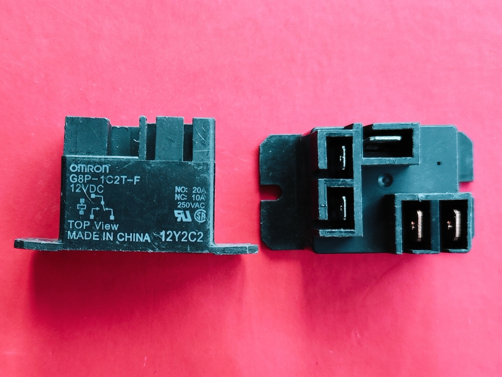 G8P-1C2T-F, 12VDC Relay, OMRON Brand New!! - Other