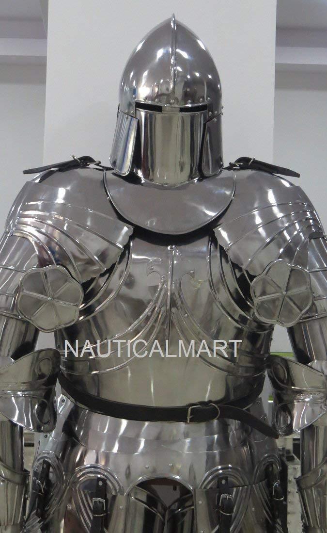 NauticalMart German Gothic Full Suit of Armor Medieval Armour Wearable ...