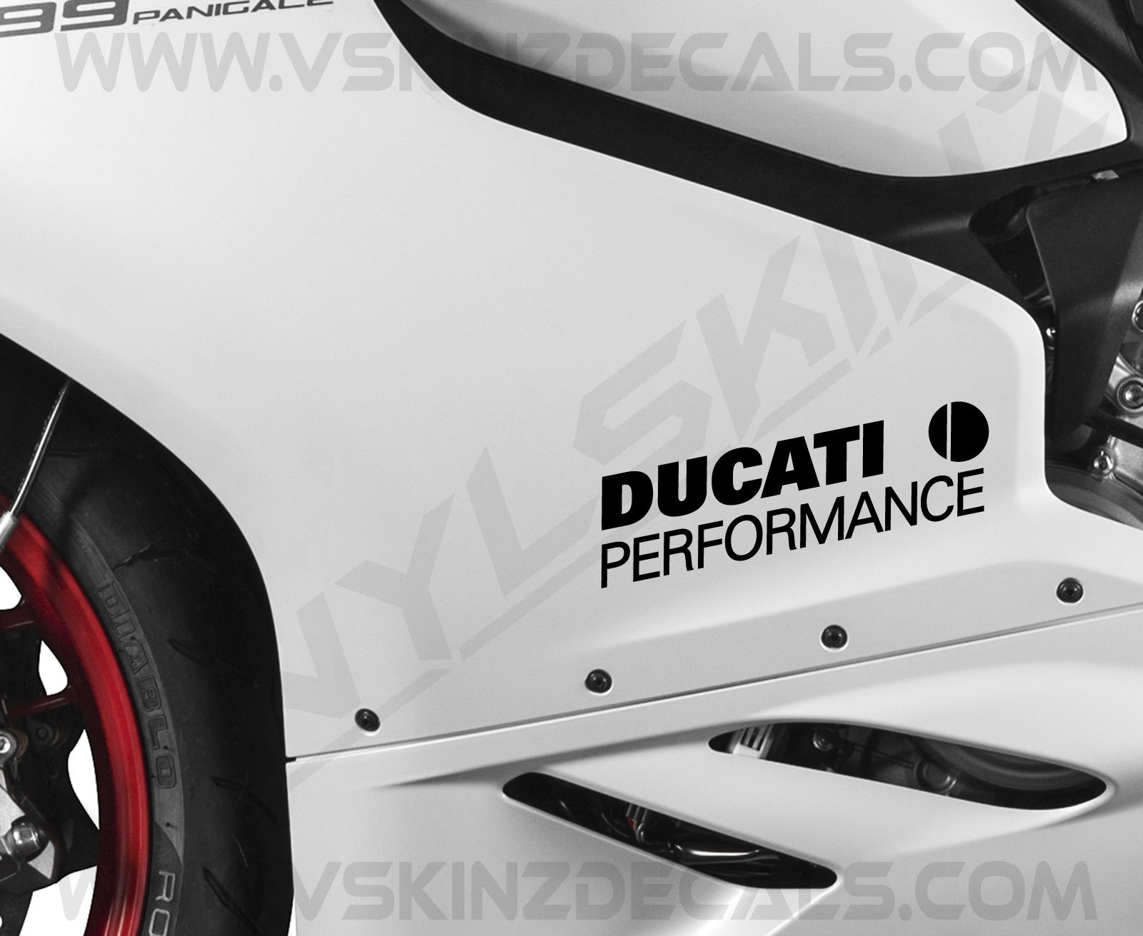 Ducati Performance Fairing Decals Stickers Premium Quality 5 Colors ...