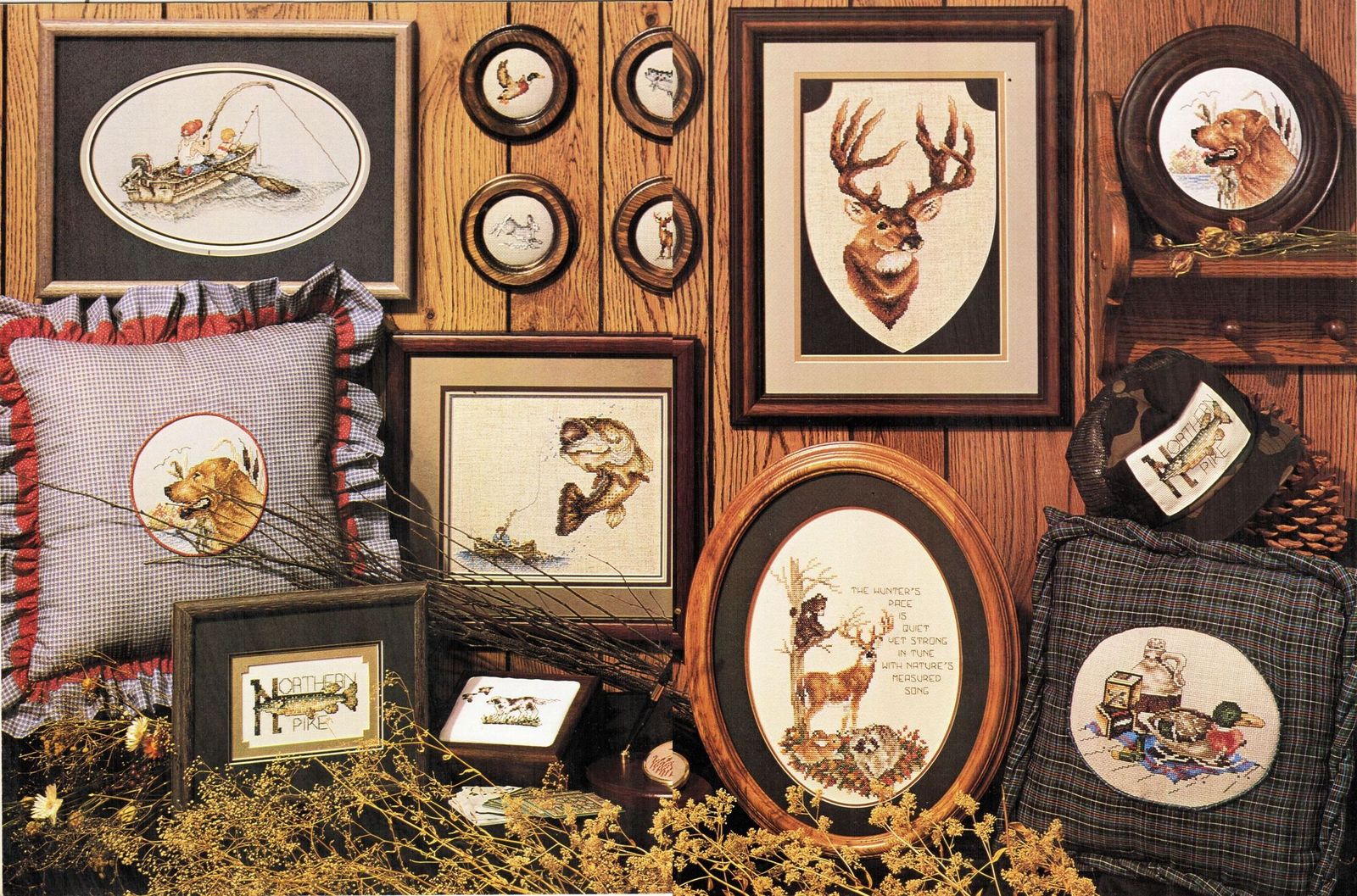 The Sportsmans Dream Lab Decoy Deer Mallard Fishing Hunting Cross ...