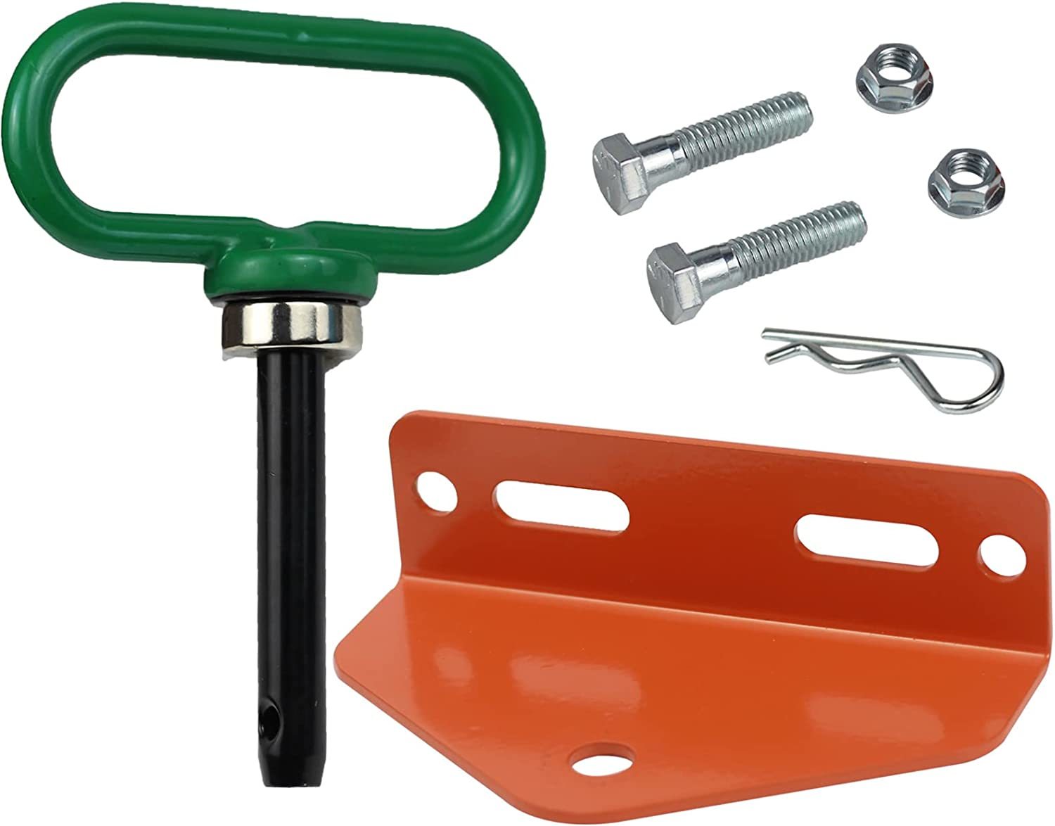 Universal Towing Hitch Kit 3/4" Zero Turn Mower Hitch and 1/2" Magnetic ...