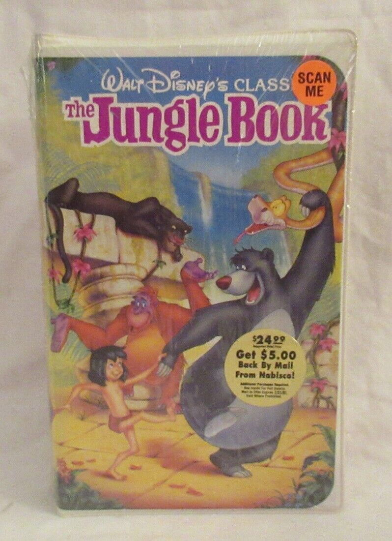 Walt Disney's Classic THE JUNGLE BOOK VHS Tape - VHS Tapes