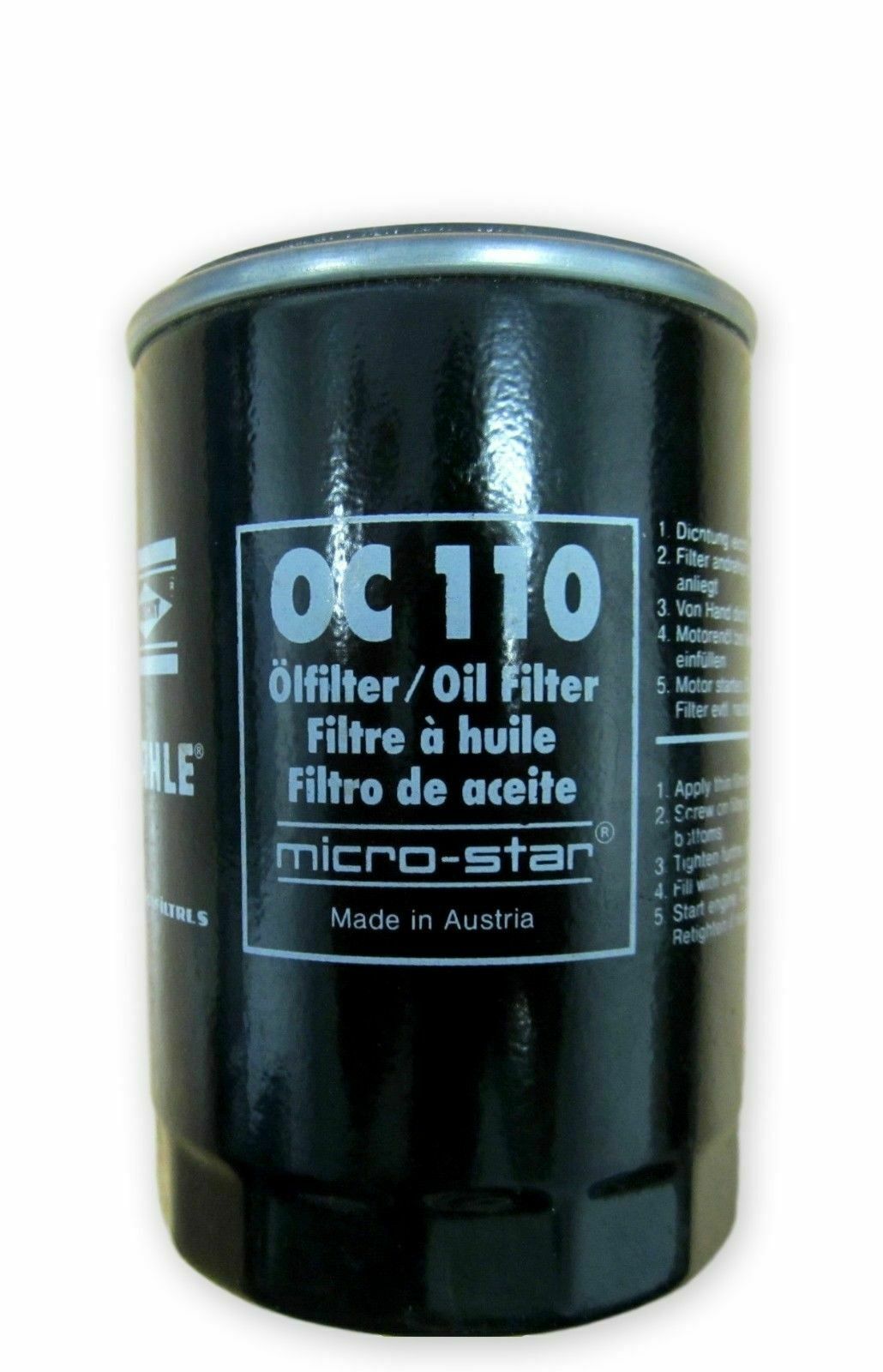 Mahle Original OC110 OC 110 Micro Star Oil Filter Fits 1971-1993 Mercedes Lotus - Oil Filters