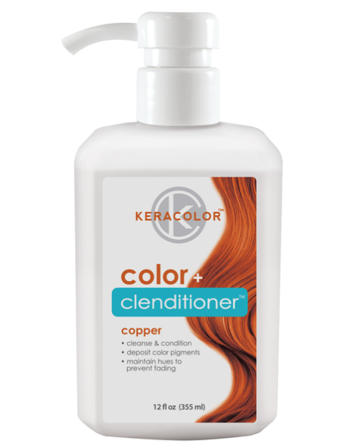 KeraColor Color Clenditioner - Copper, 12 ounce- Keracolor