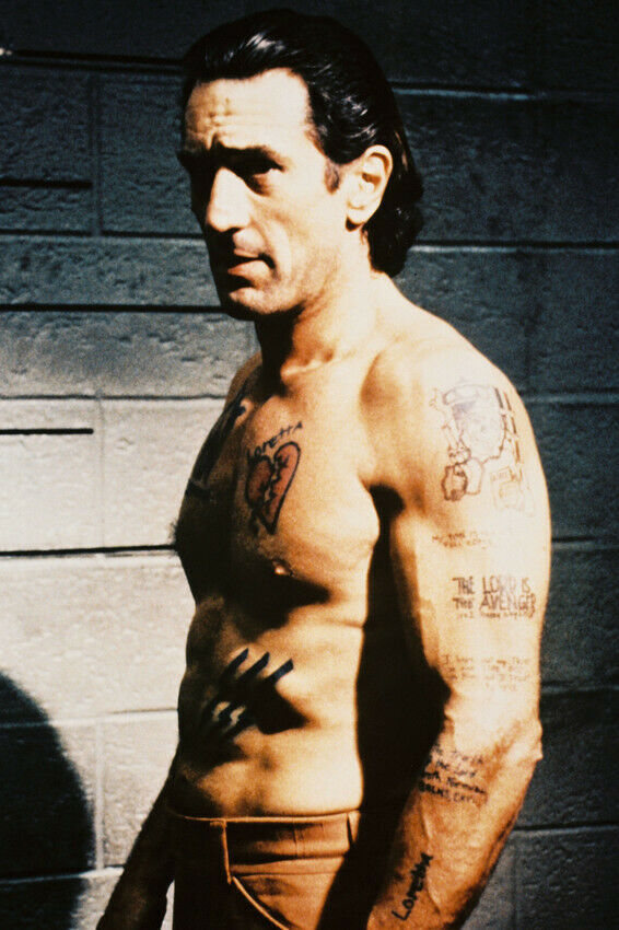 Robert De Niro As Max Cady In Cape Fear In Policecell Bare Chest Large ...