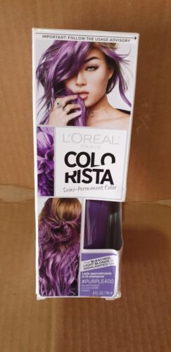 2-Pack L'oreal Paris Colorista Semi permanent Hair Color Dye #PURPLE400 ...