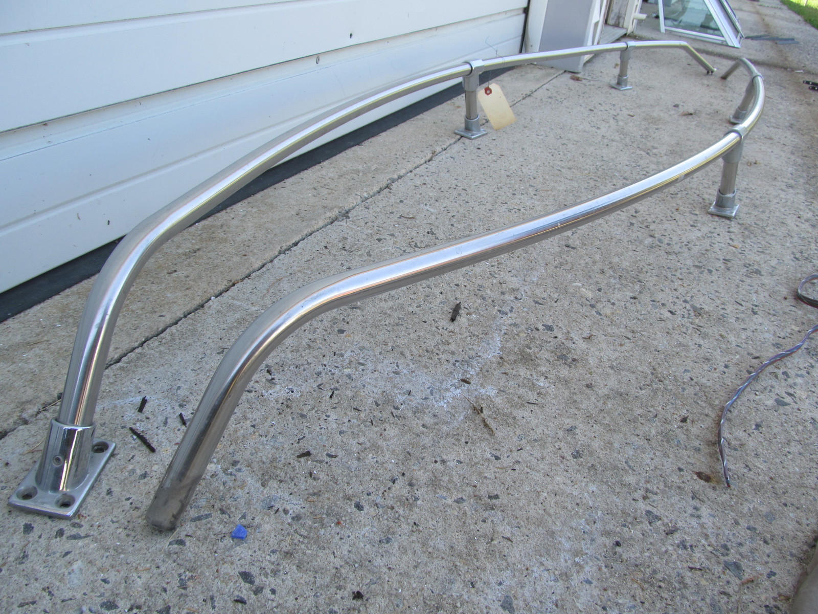 CHEETAH 176 Boat 1986 Stainless BOW RAILS - Boat Parts