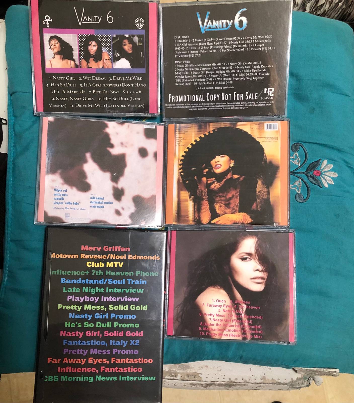 Vanity 7 Rare CDs + Vanity’s TV Performances DVD & Free Vanity Live in ...