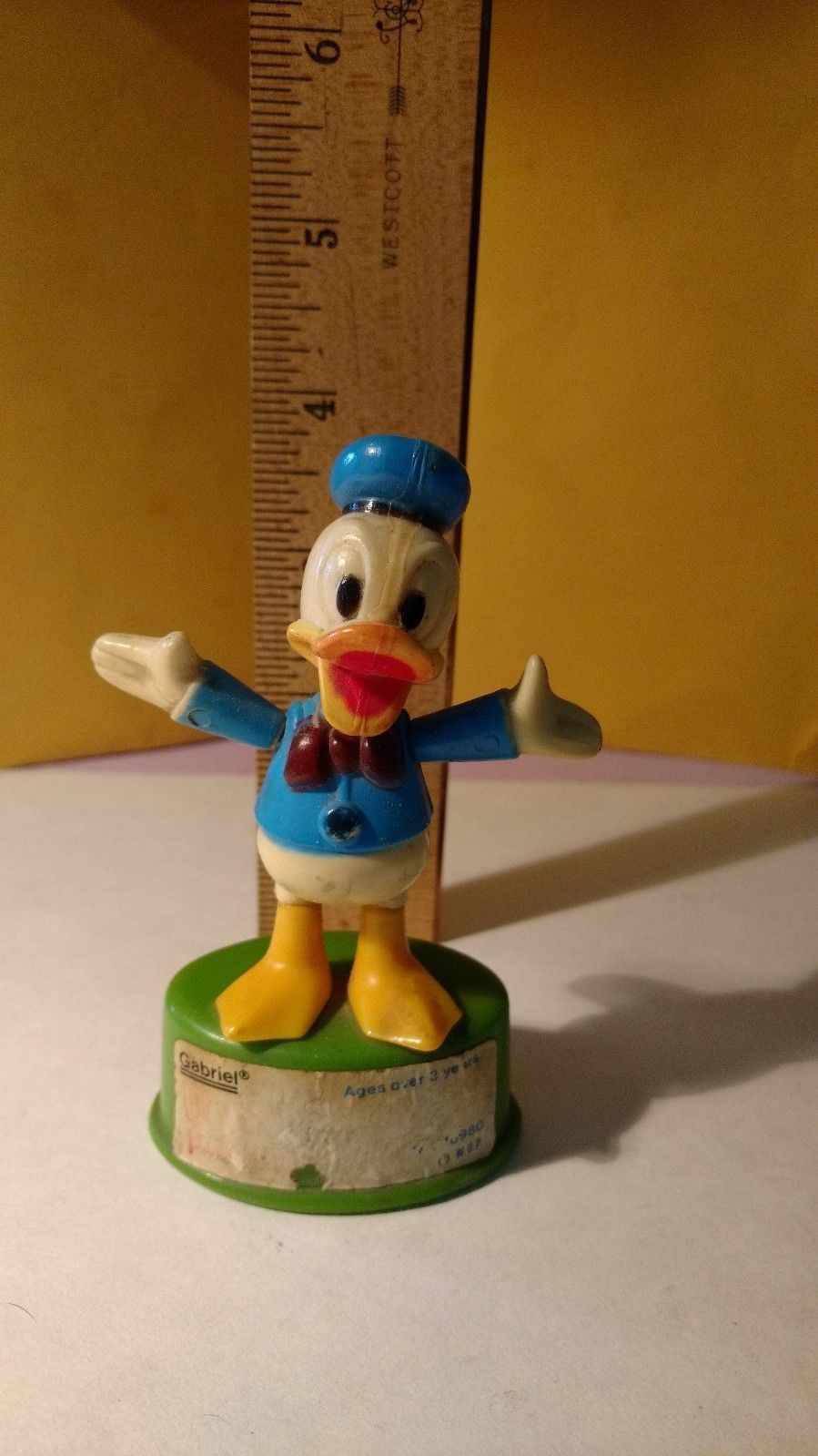 VINTAGE Walt Disney's DONALD DUCK Push-Up Puppet by Gabriel - Toys ...