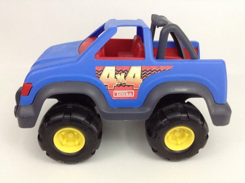 Tonka 4x4 Large Plastic Toy Vehicle Truck #77150 15" Long Jeep Truck ...