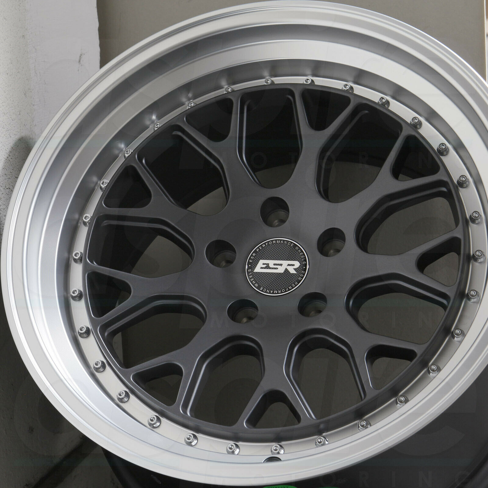 18x8.5 ESR CS01 CS1 5x100 30 Gun Metal Graphite Wheels Rims Set(4) - Wheels