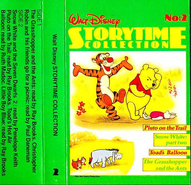 Walt Disney Storytime Collection No. 2 Audio Cassette - Pluto, Toad ...