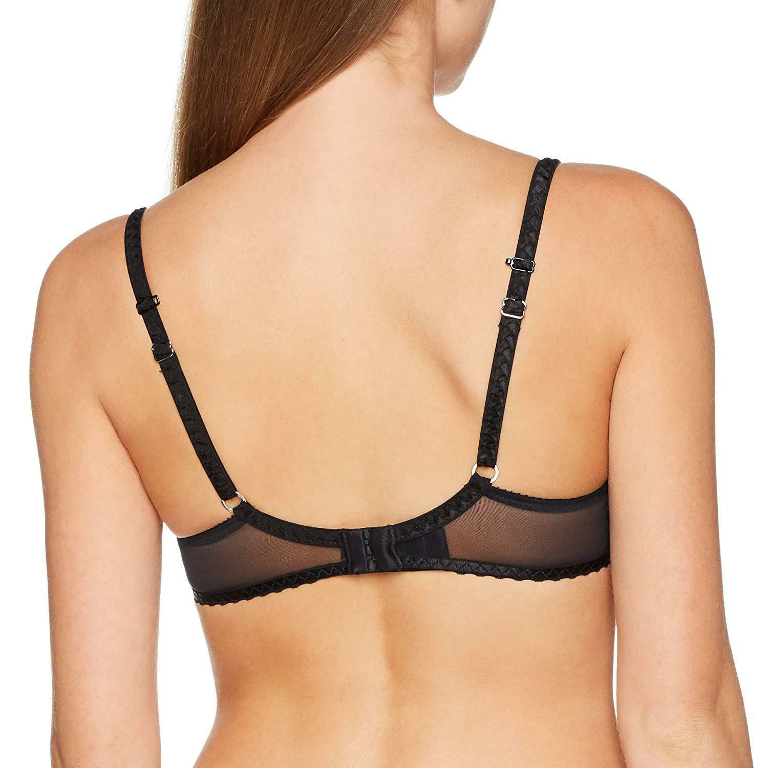 Chantelle BLACK Courcelles Convertible Lightweight T-Shirt Bra, US ... Chantelle BLACK Courcelles Convertible Lightweight T-Shirt Bra, US ...