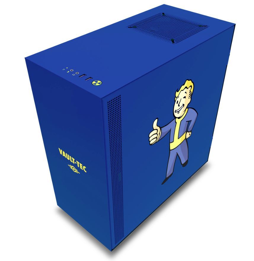 NZXT H500 Fallout Vault-Tec Limited Edition Vault Boy ATX PC Gaming ...