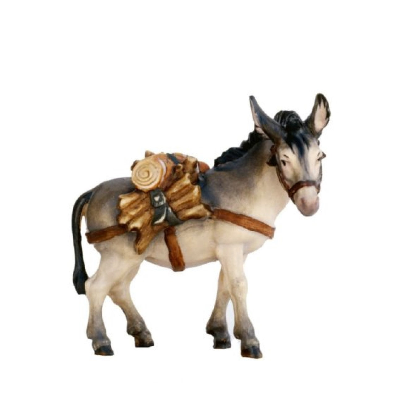Donkey with Luggage for Nativity Scene Set, Nativity Animals, Religious ...