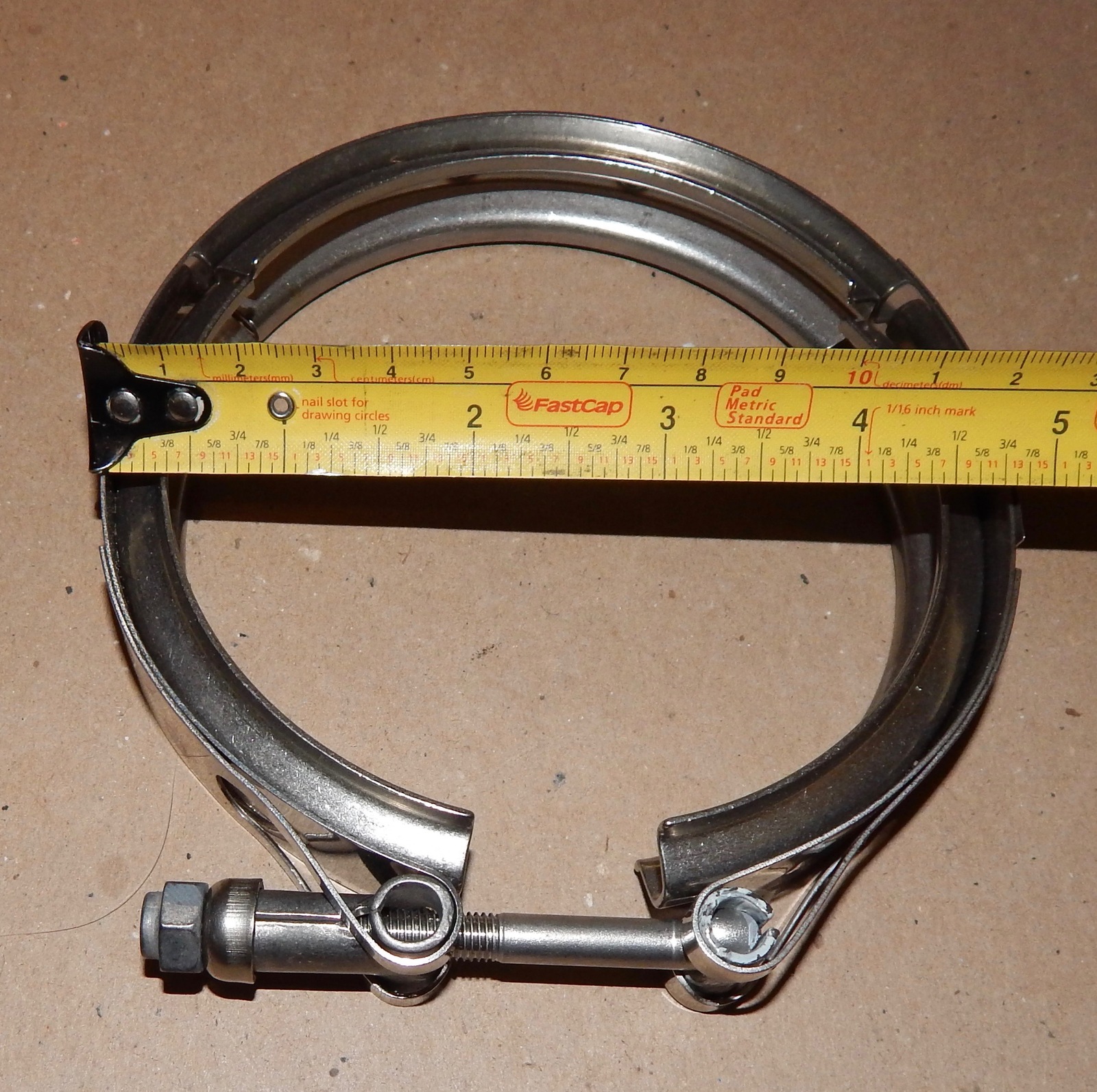 Grooved Coupling Clamp 3A97001-115 Retainer 3 3/4" closed Self Locking ...