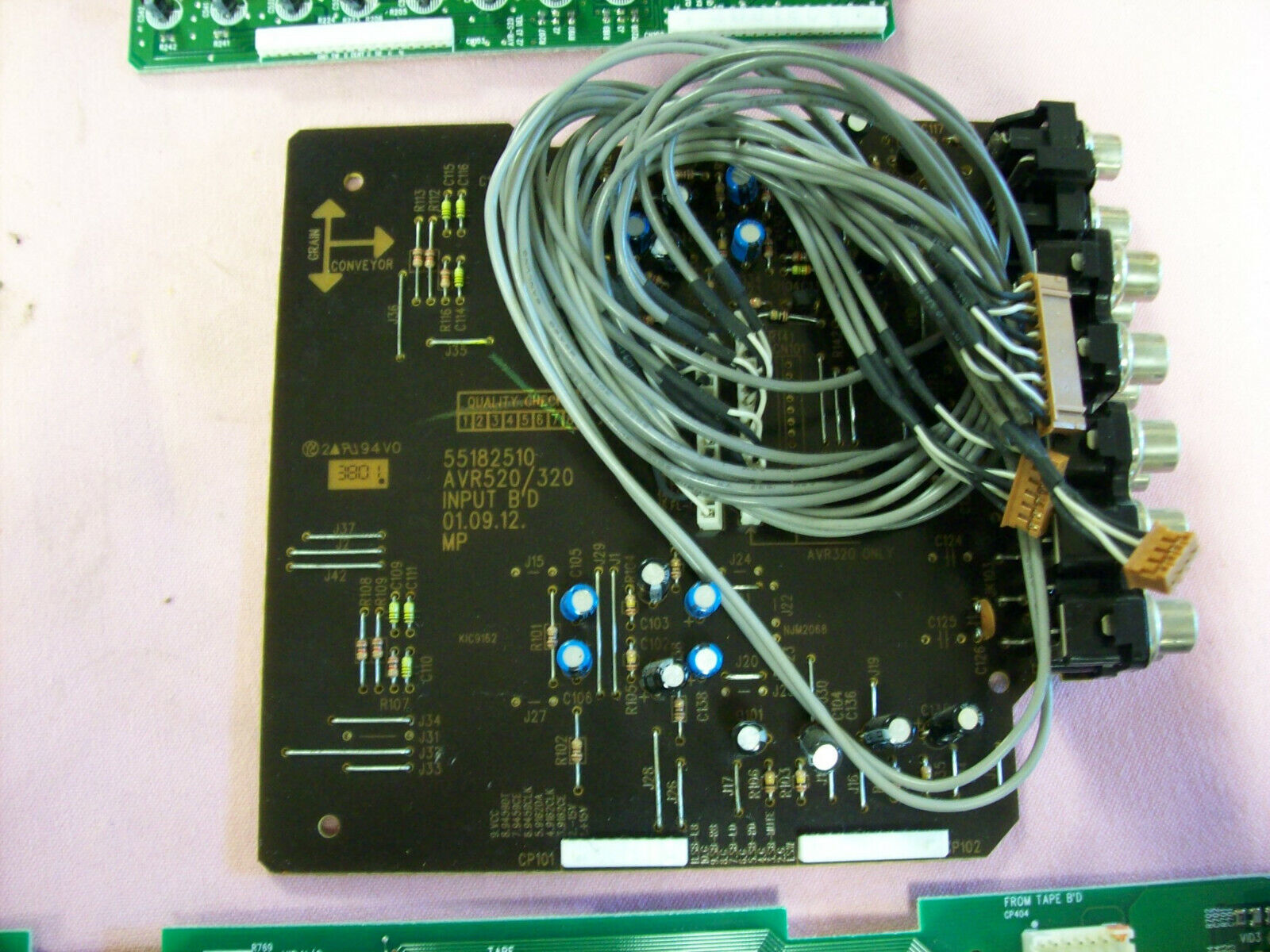 Harman Kardon AVR 520 Receiver Processor-Input-Display Boards ...