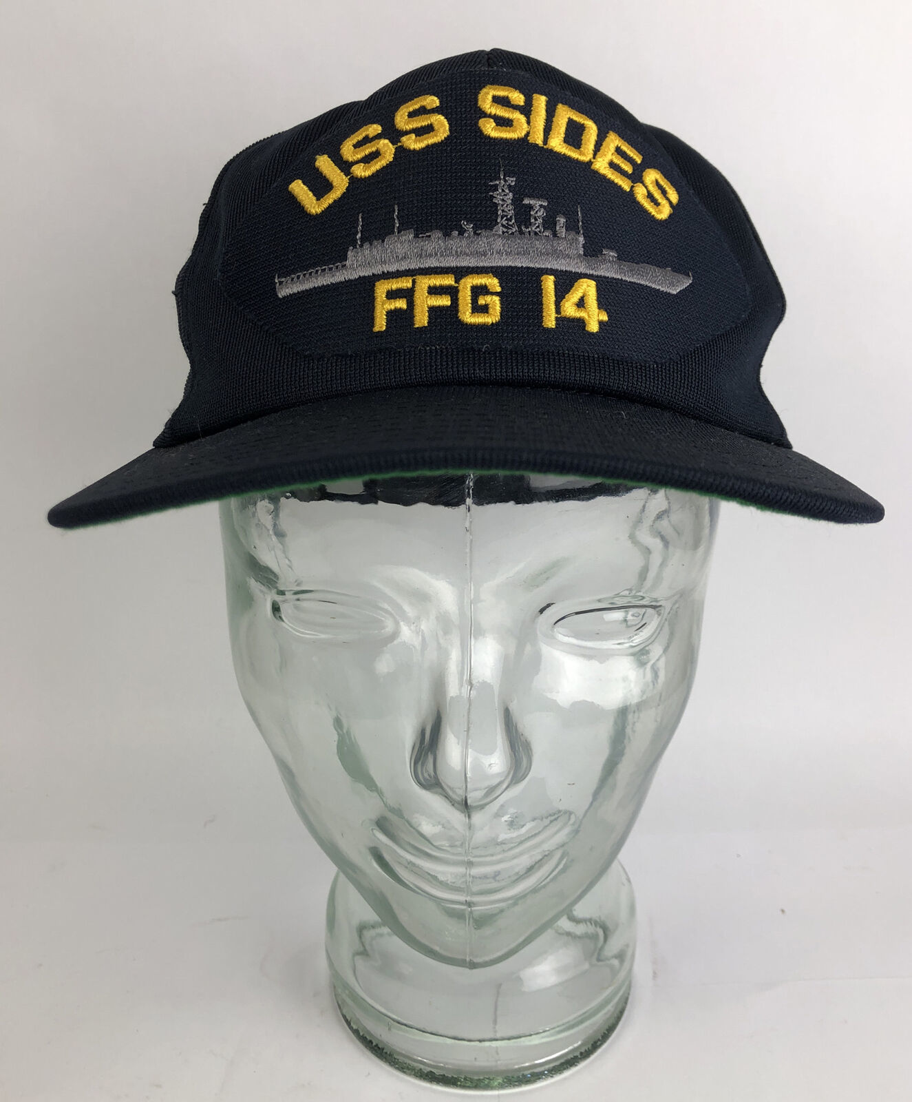Cap-10 Crew USS SIDES FFG 14 USN Navy Adjustable Made in USA Baseball ...