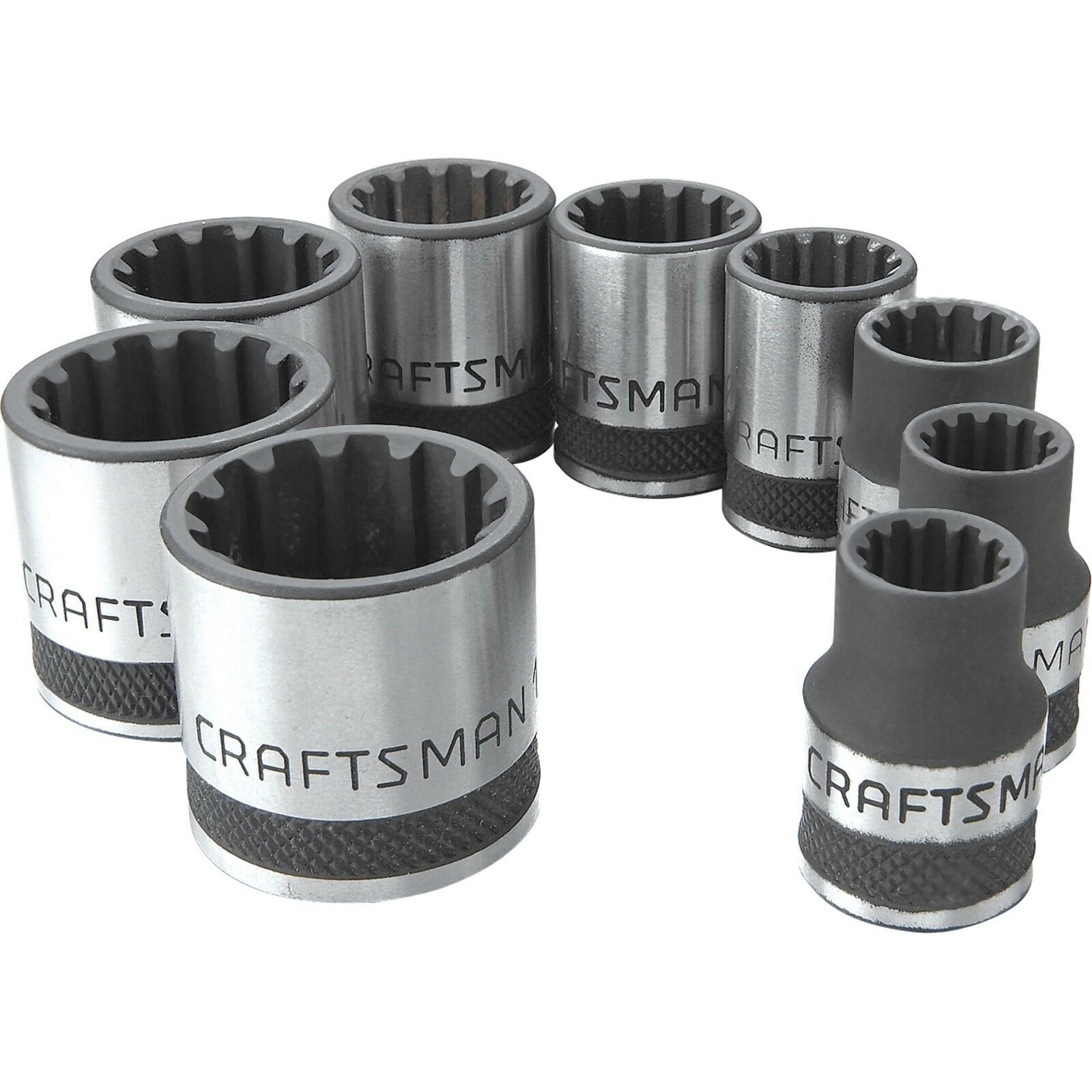 Craftsman 9 Piece Standard Inch Universal Socket Set Everything Else