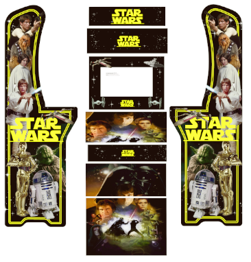 AtGames Legends Ultimate ALU Mini Starwars Original Arcade Cabinet ...