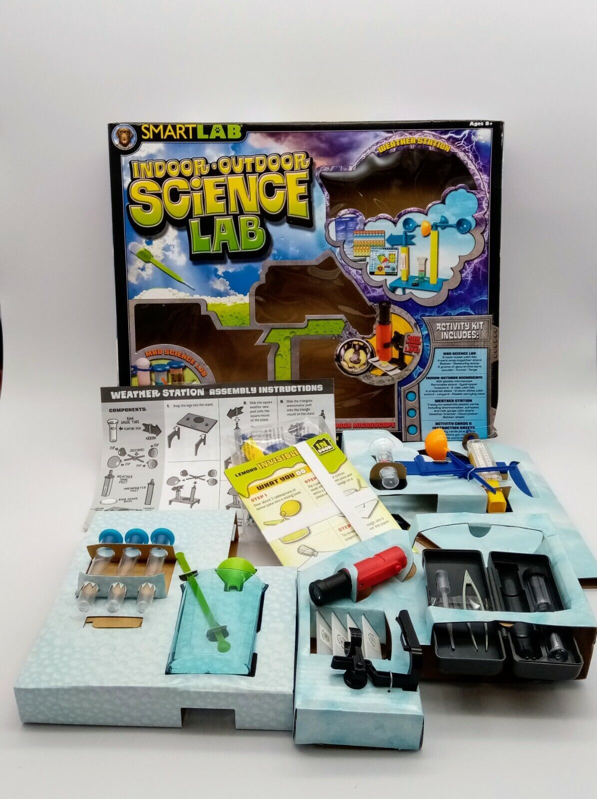 Smart Lab Indoor Outdoor Science Lab Microscope Kids FUN Activity Kit ...