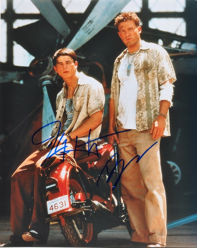 PEARL HARBOR CAST SIGNED Photo X2 - Ben Affleck, Josh Hartnett w/coa ...