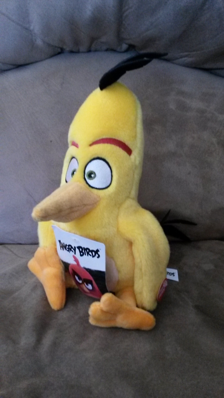 ANGRY BIRDS YELLOW BIRD Brand New Licensed Talking Plush Toy 12 ...