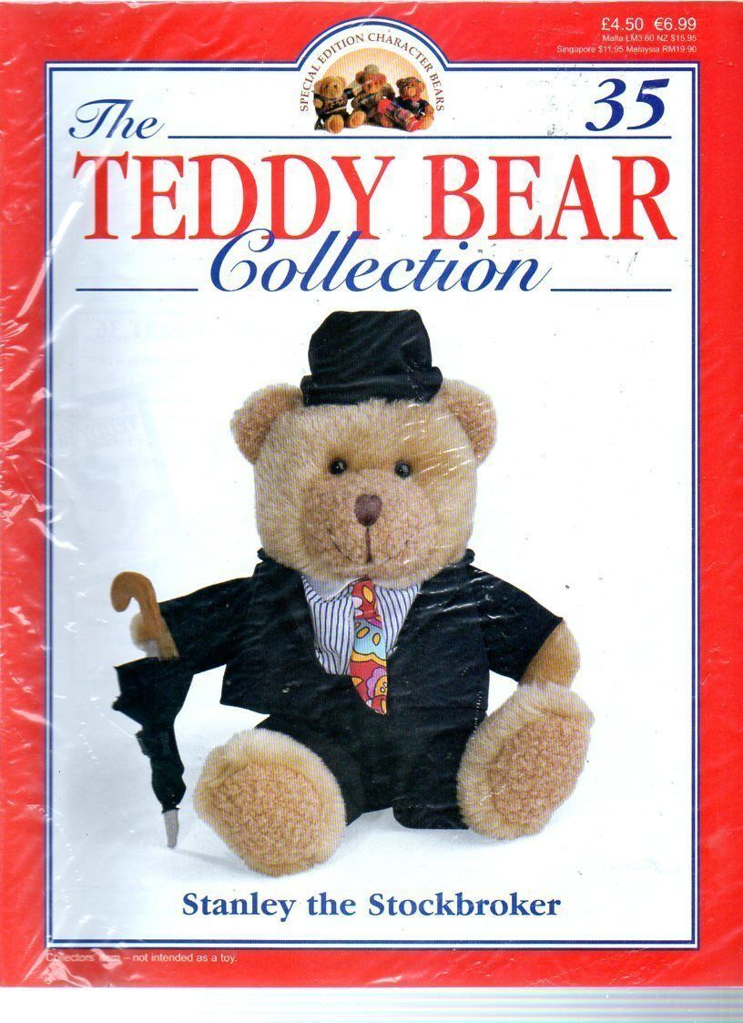 The Teddy Bear Collection Magazine - Issue.35, Stanley the Stockbroker - Magazines