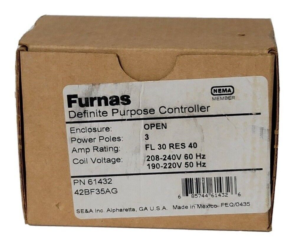NEW SIEMENS FURNAS 42BF35AG DEFINITE PURPOSE CONTROLLER 61432 ...