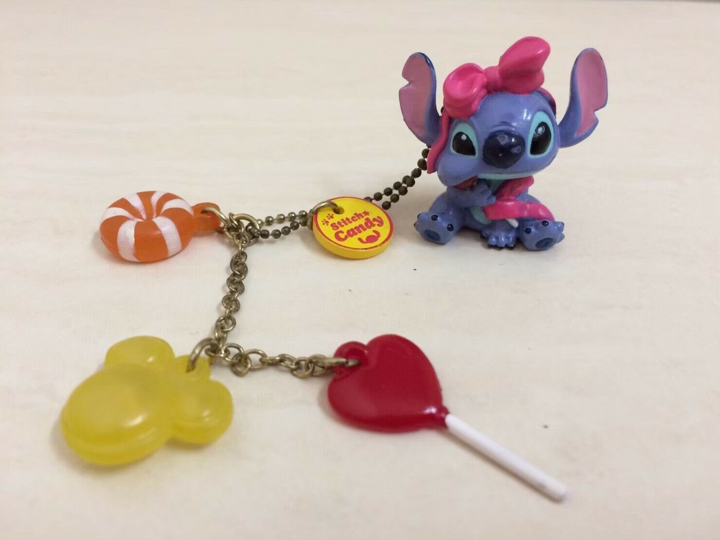 Disney Lilo Stitch Sweet Candy Keychain. Very pretty, Rare - Keychains