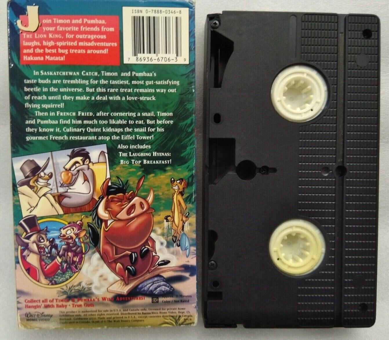 VHS Timon and Pumbaa's Wild Adventures - and similar items