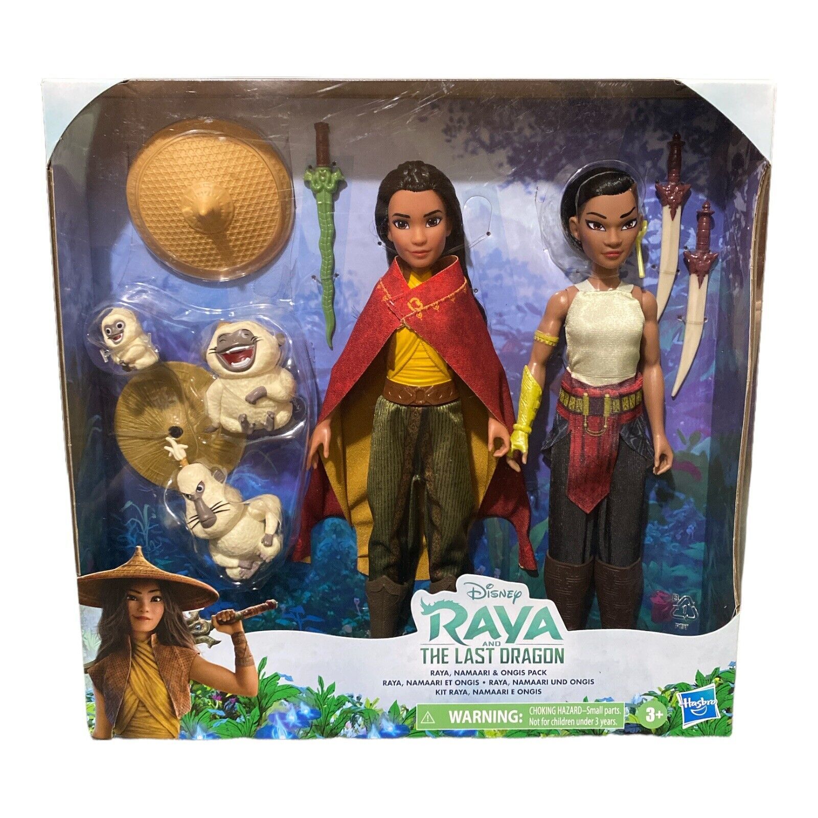 Hasbro Disney Raya And The Last Dragon Raya Namari And Ongis Action ...