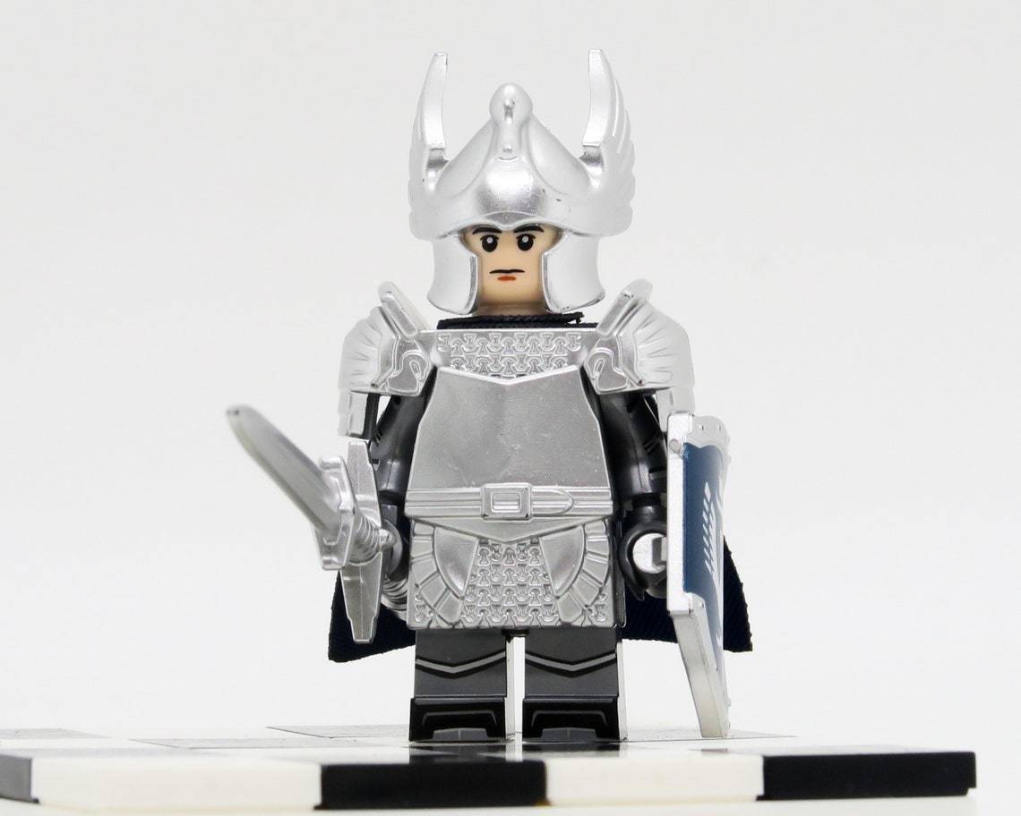 Lord of the Rings Dol Amroth Swan Knight Commander Minifigures ...