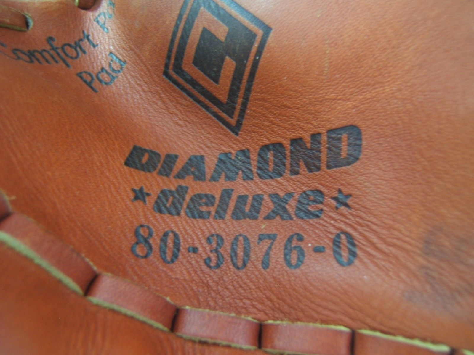 Vintage Brown RHT Cooper Diamond Deluxe 80-3076-0 Baseball Glove ...