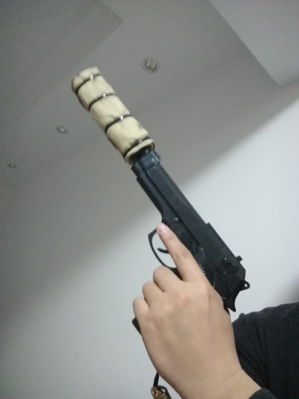 Rainbow Six Siege Caveira Weapon PRB92 Luison Cosplay Replica Handgun ...