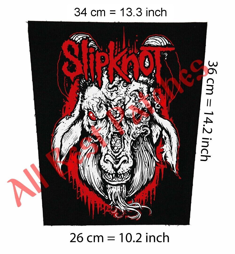 Slipknot Back patch Stone Sour Joey Jordison Corey Taylor Korn Limp ...